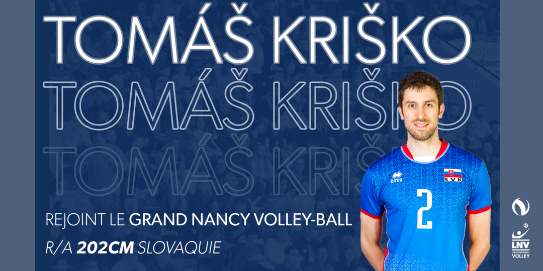Tomáš Kriško rejoint le Grand Nancy Volley-Ball - Grand Nancy Volley ...